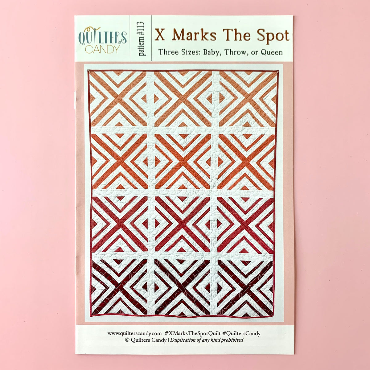 X Marks the Spot Quilt Pattern | The Crafternoon Shoppe